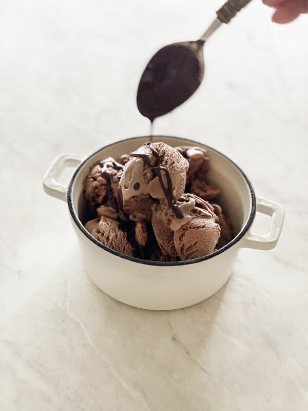 Homemade Magic Shell Ice Cream Topping | Kara Layne