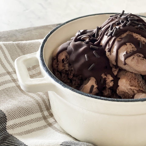 Homemade Magic Shell Ice Cream Topping | Kara Layne